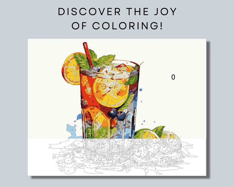 Color by Number, Paint by Number, Paint Number Adult, Coloring Numbered ...