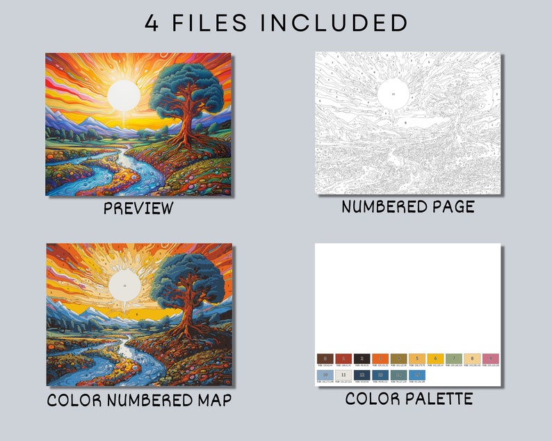 Color by Number, Paint by Number, Paint Number Adult, Coloring Numbered ...