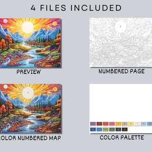 Color by Number, Paint by Number, Paint Number Adult, Coloring Numbered ...