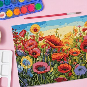 Color by Number, Paint by Number, Paint Number Adult, Coloring Numbered ...