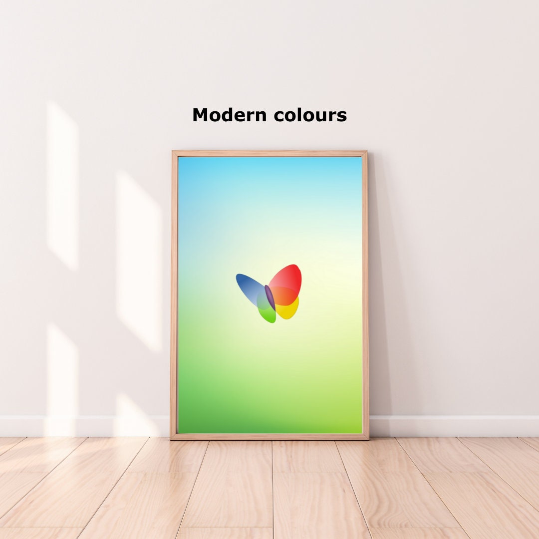Y2K MSN Messenger Logo Poster Set | Digital Download | 2000s Wall Art ...