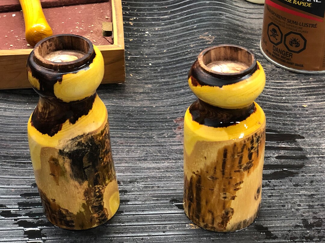 Natural Turned Log Tea Light Holder - Etsy