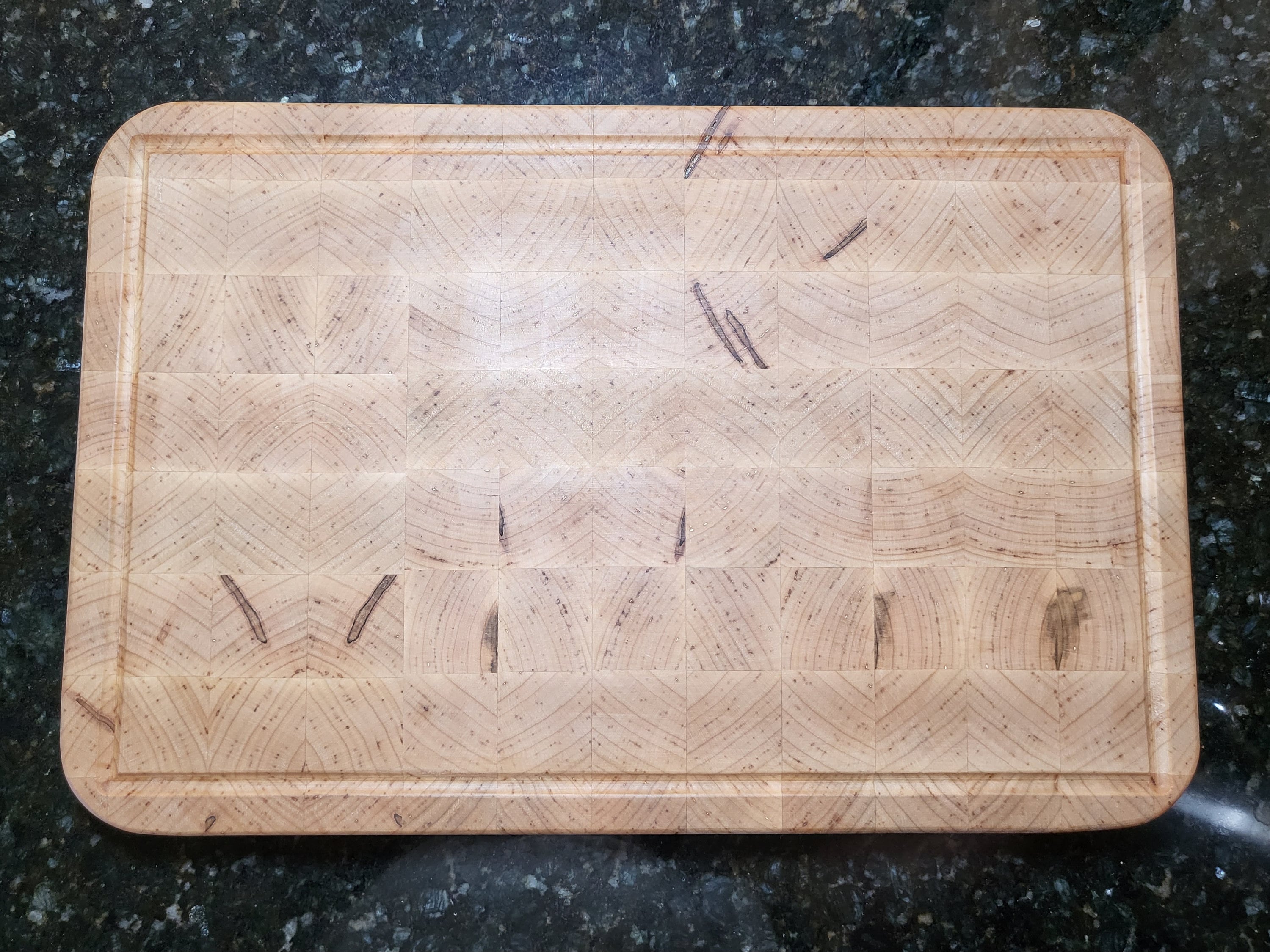 Maple End Grain Cutting Board Butcher Block With Juice Groove - Etsy