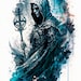 Azrael Themed Designs Digital Art 2048x2560 4:5 - Etsy