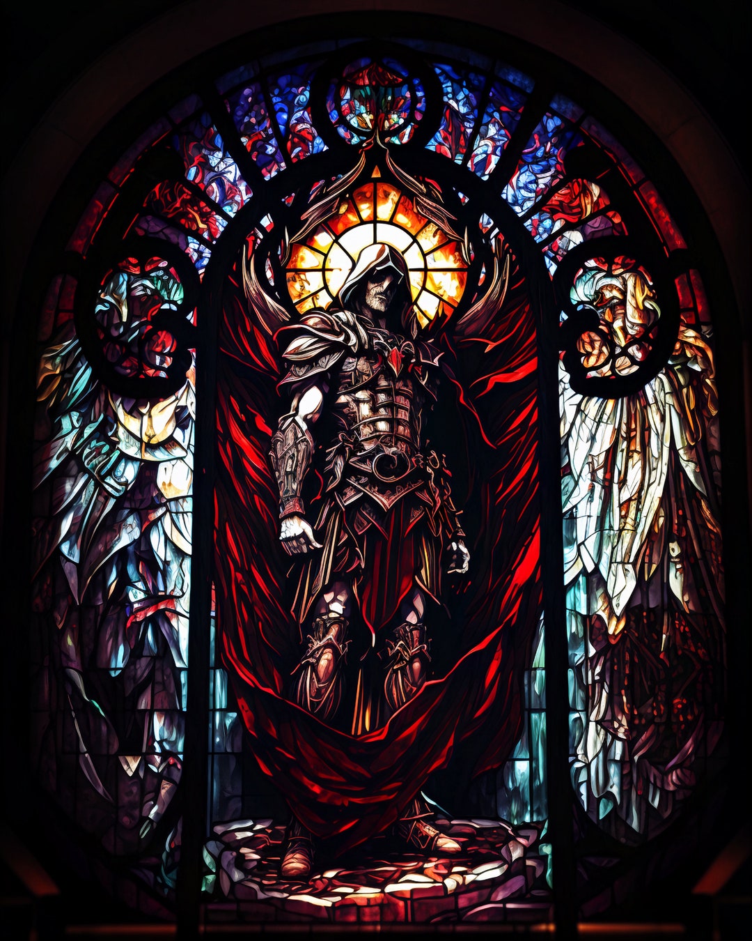 Azrael Themed Designs Digital Art 2048x2560 4:5 - Etsy