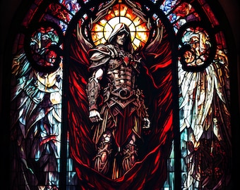 Azrael Themed Designs Digital Art 2048x2560 4:5 - Etsy