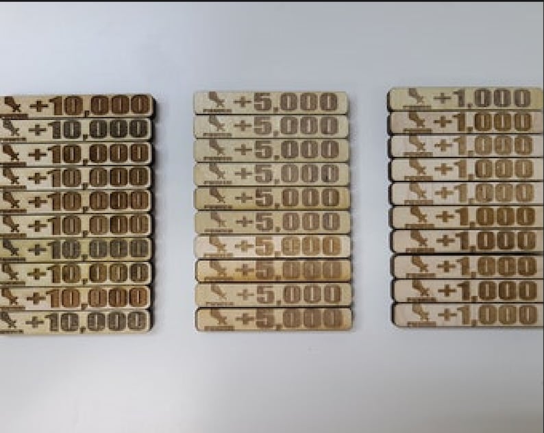 Damage Counters | Laser Engraved Trading Card Games Power/dmg Counters ...