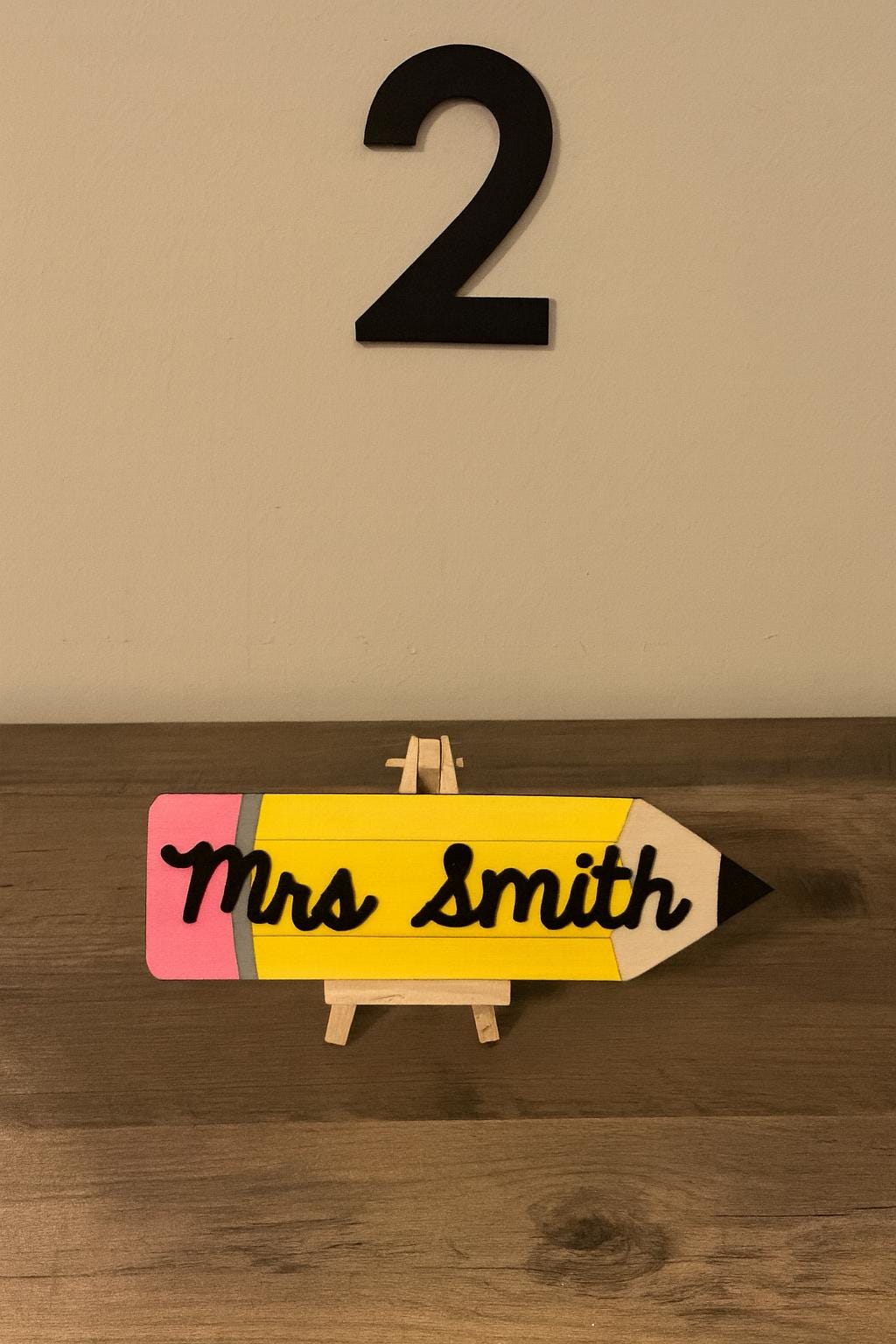 Pencil Name Plate for Teachers - Etsy