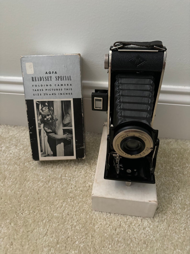 Antique Vintage AGFA Readyset Special Foldable Camera With Original Box ...