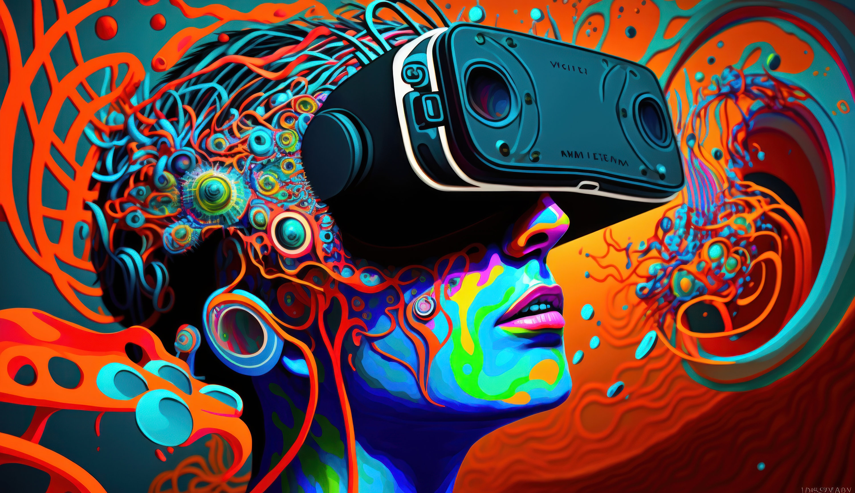 The Virtual Reality Experience (4-pack) - High-quality Ai-generated ...