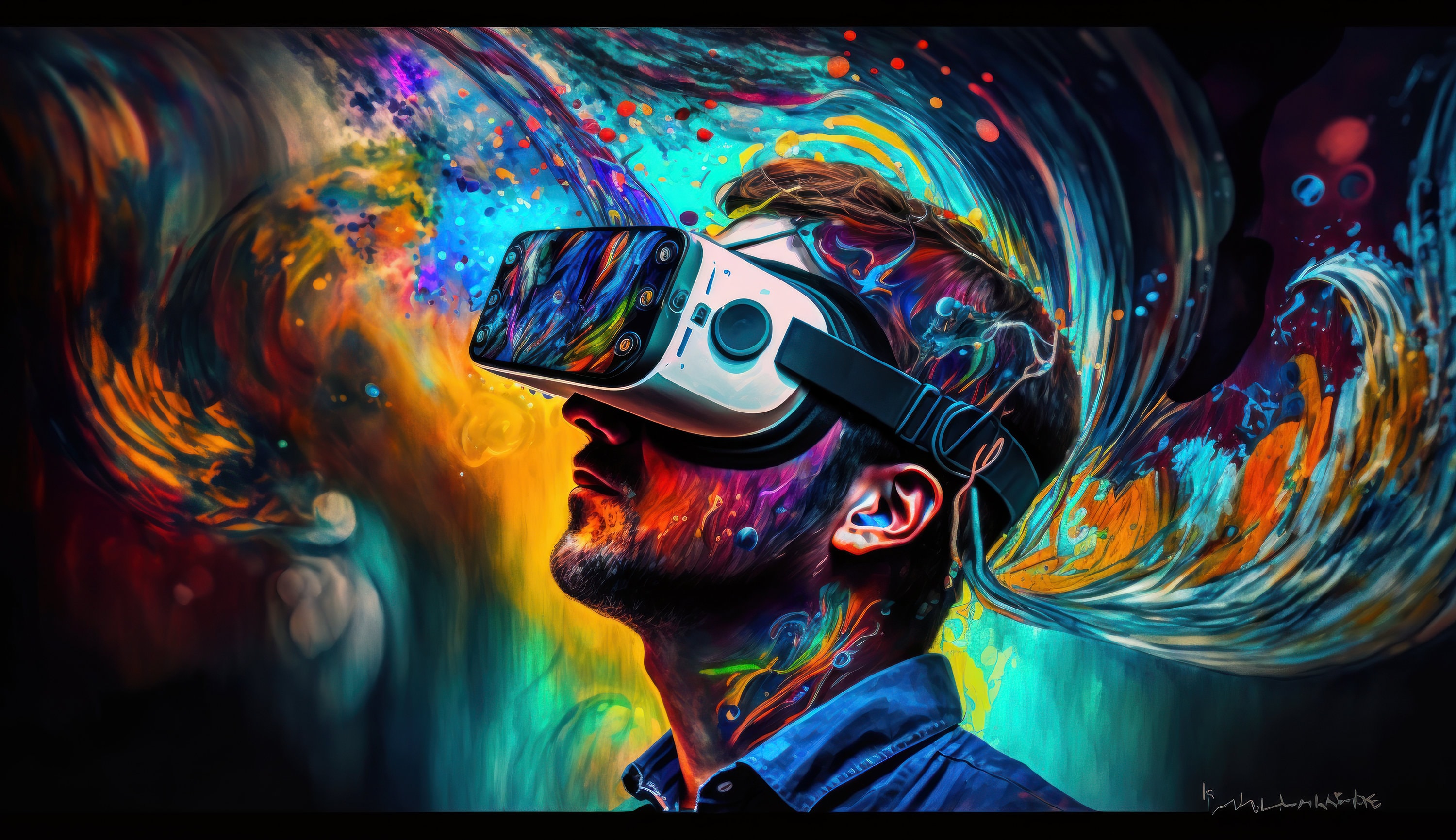 The Virtual Reality Experience (4-pack) - High-quality Ai-generated ...