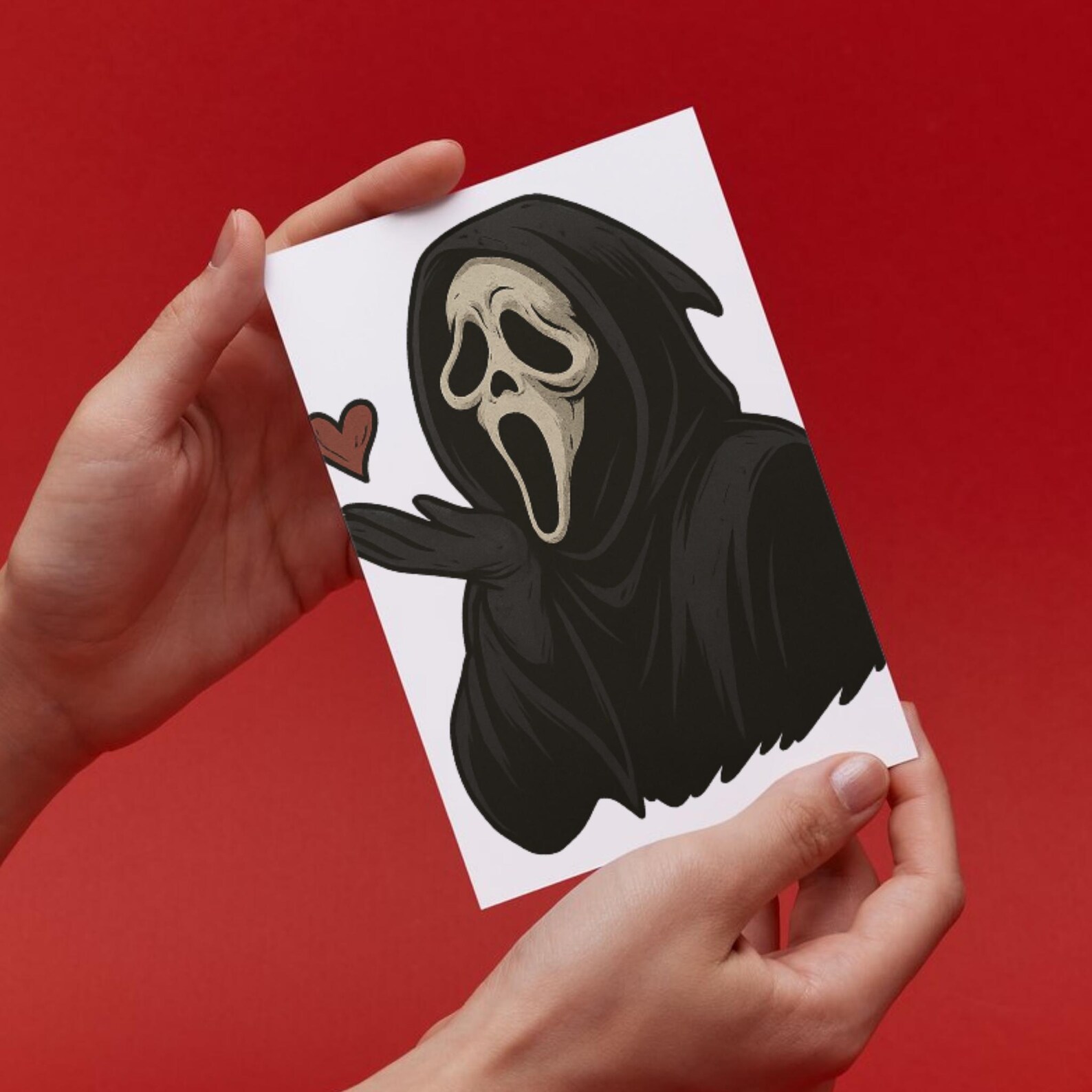 Ghost Killer Blowing Kiss | Horror Lover Sticker Design | Killer ...