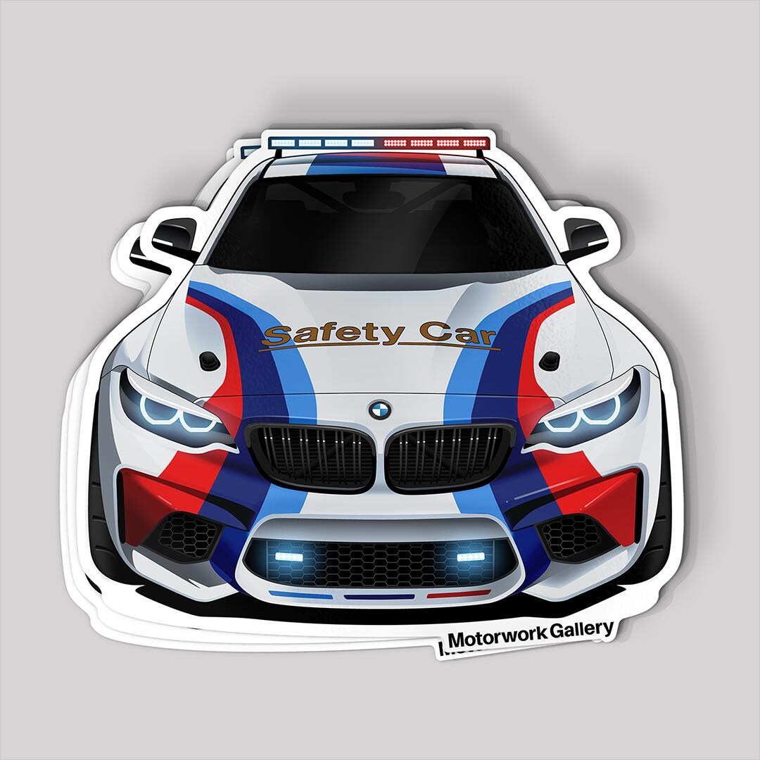 BMW F87 M2 Sticker Safety Car - Etsy