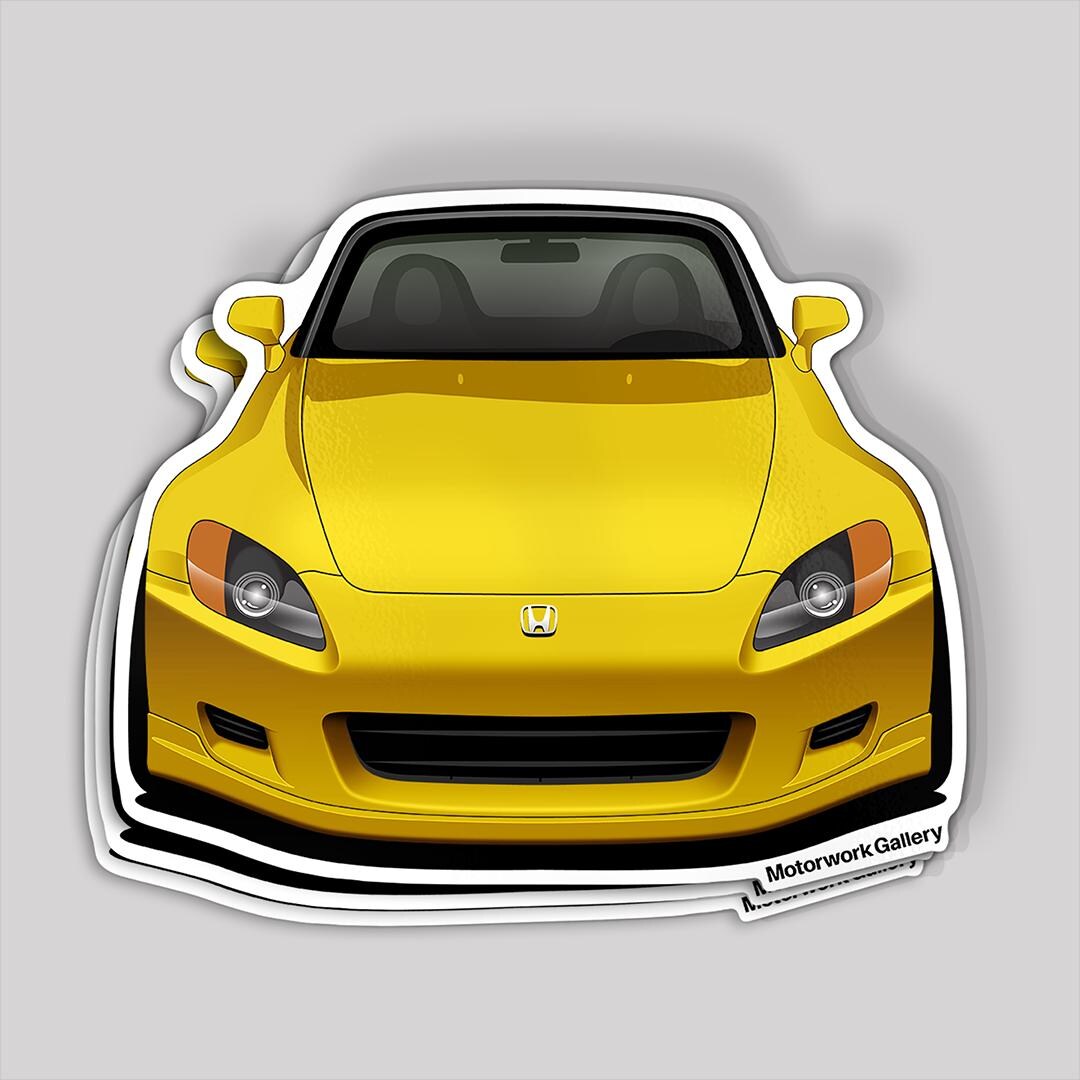Honda S2000 Sticker AP1 Yellow - Etsy