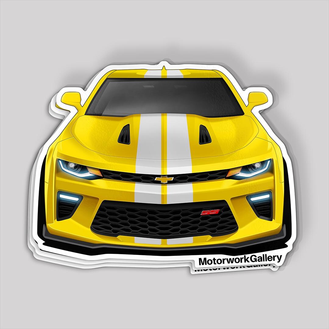 Chevrolet Camaro Sticker 6th Gen - Etsy