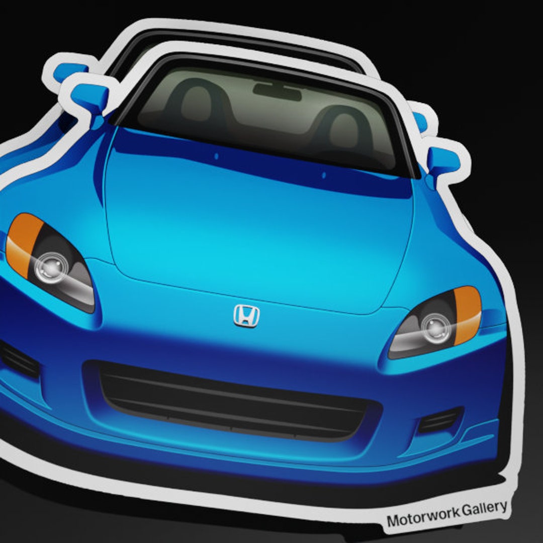 Honda S2000 Sticker AP1 Blue - Etsy