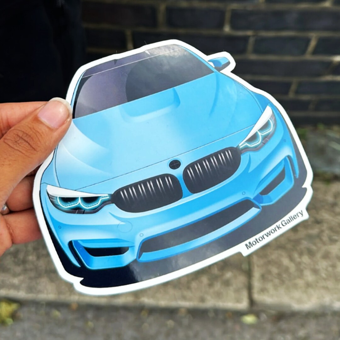 M3 Sticker F80,F82 S55 Race Car, Drift, Stance - Etsy