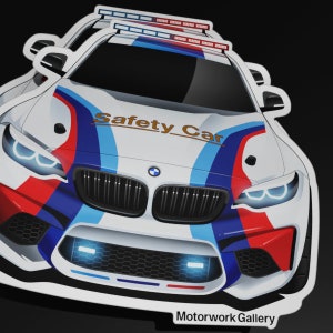 BMW F87 M2 Sticker Safety Car - Etsy