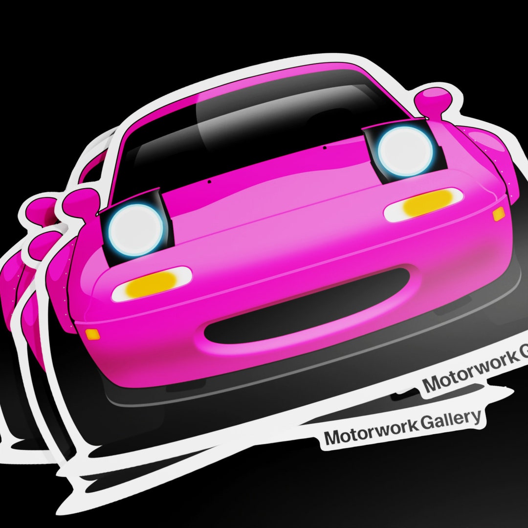 Miata Sticker MX5 NA Hot Pink JDM Stance Drift - Etsy