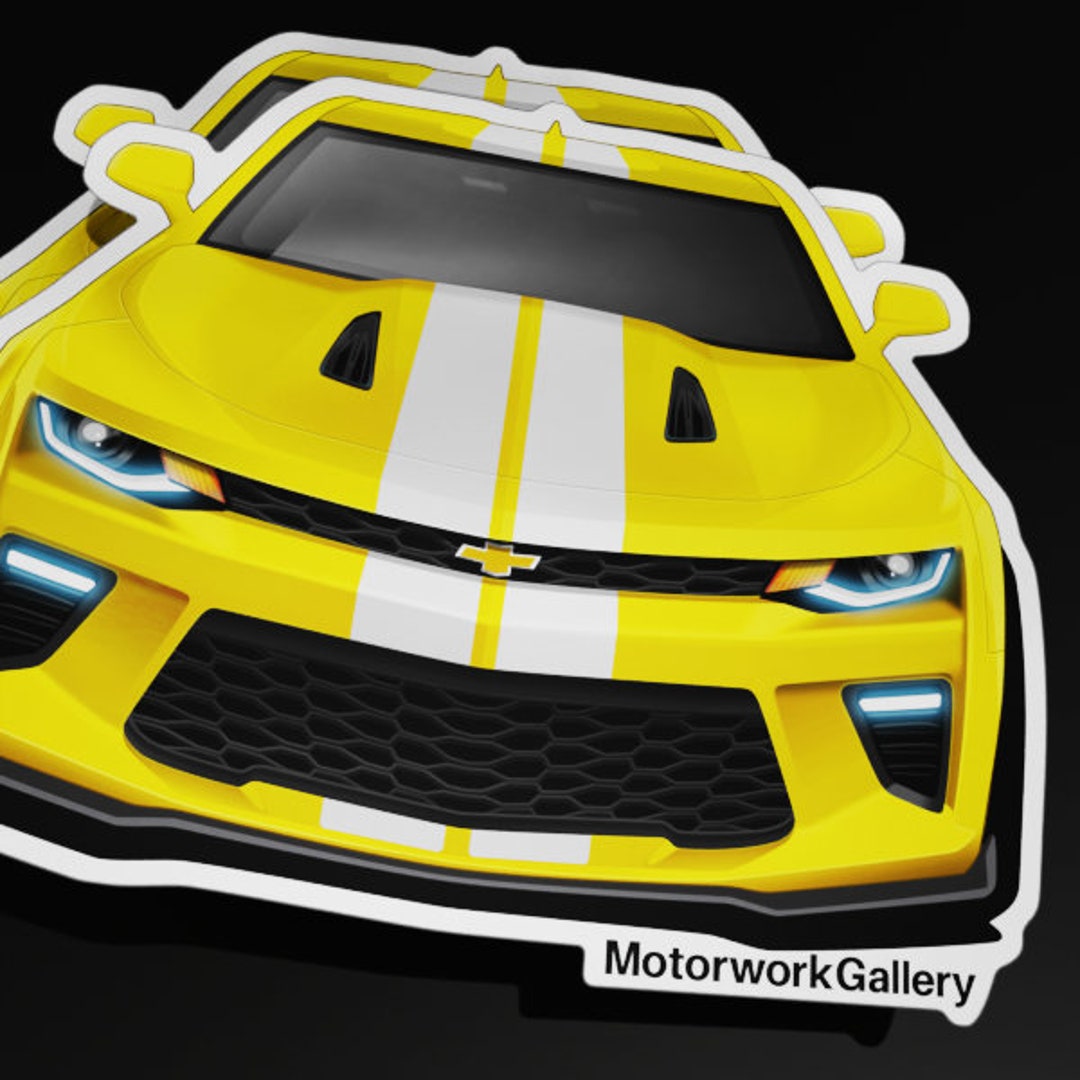 Chevrolet Camaro Sticker 6th Gen - Etsy