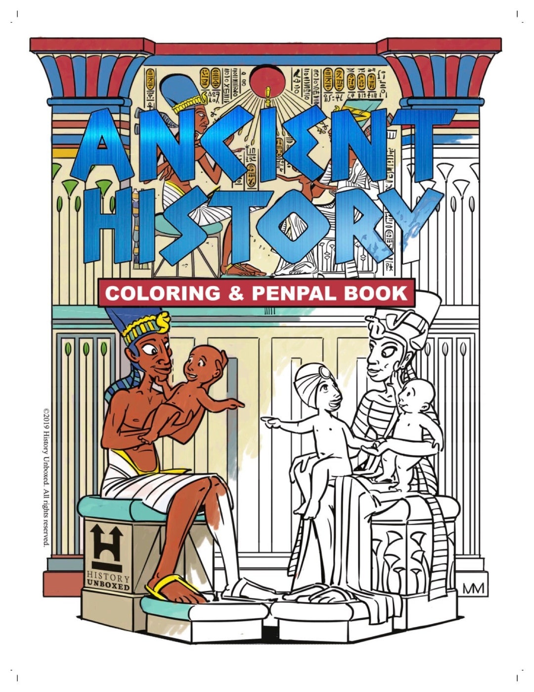 Ancient History Coloring & Penpal Book for Teens - Etsy