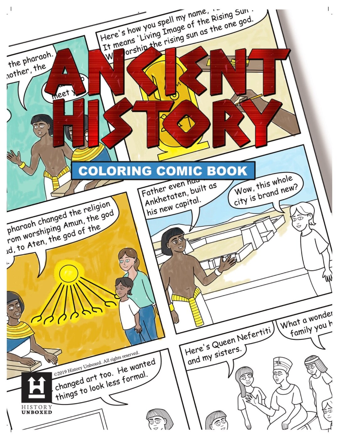 Ancient History Coloring Book for Kids - Etsy