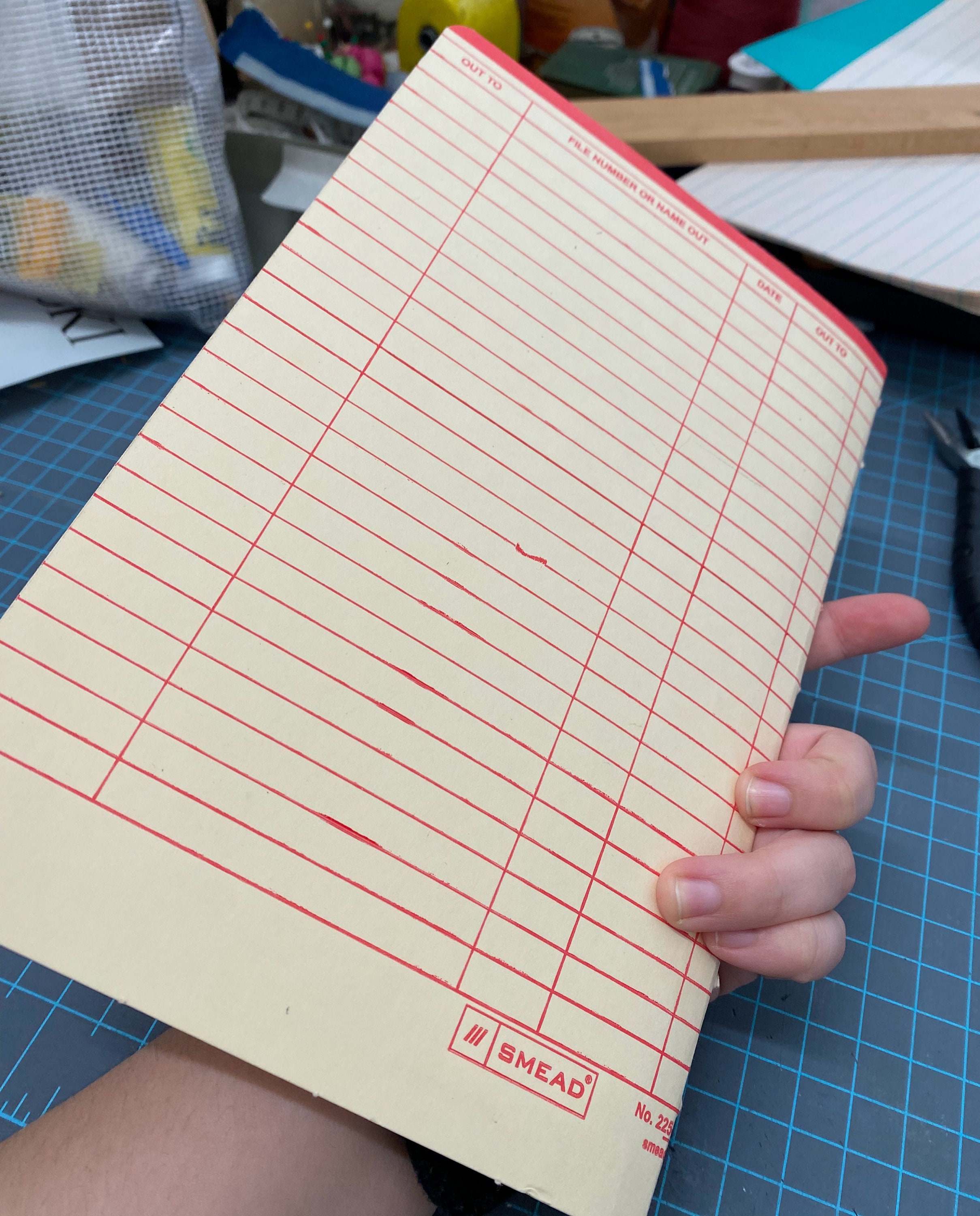 Vintage Handmade File Folder Journal - Etsy