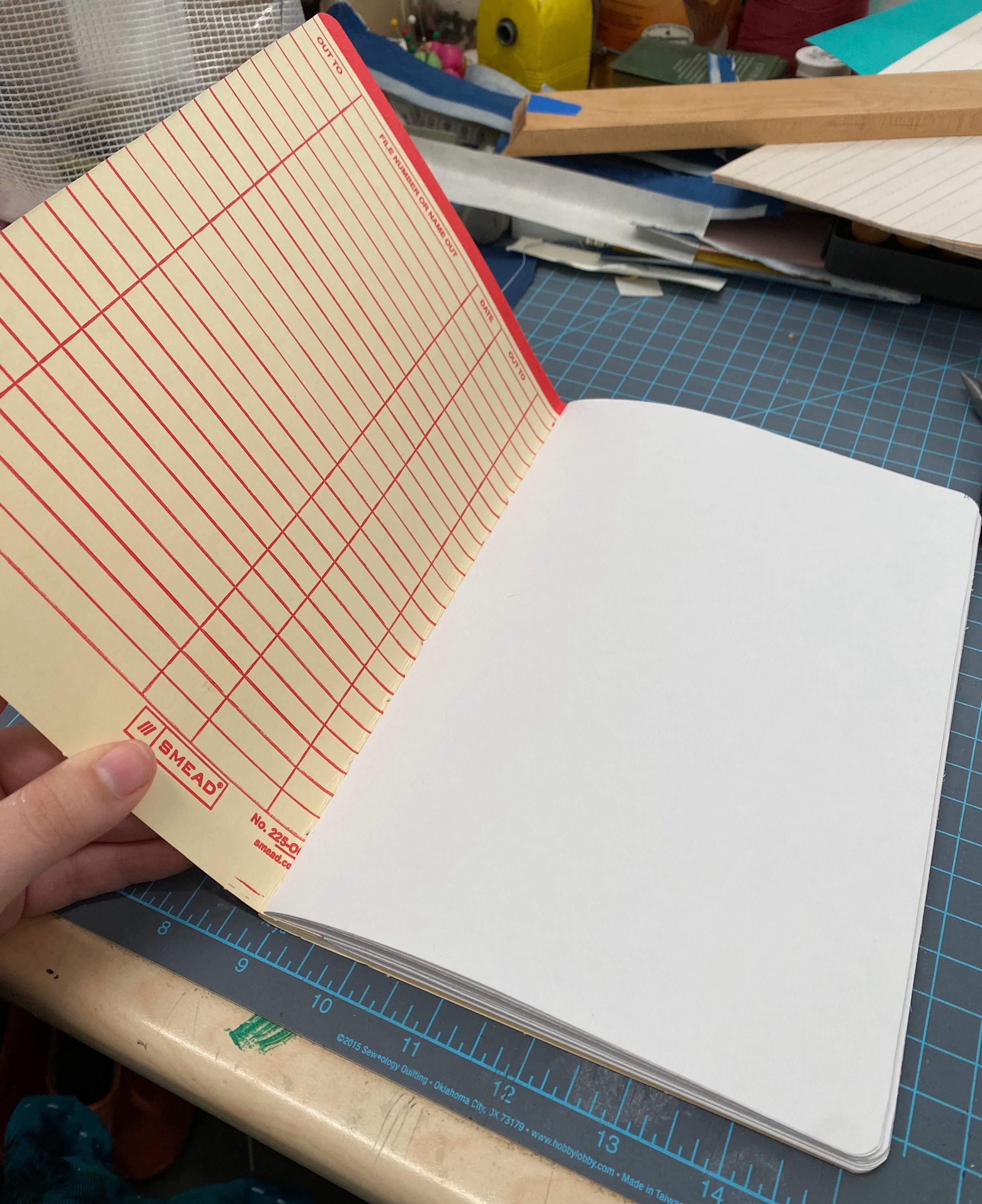 Vintage Handmade File Folder Journal - Etsy