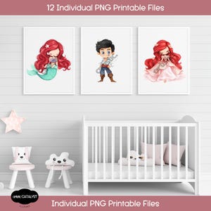 Princess Clipart Designs Undersea Watercolor, Pastel Mermaid Png ...