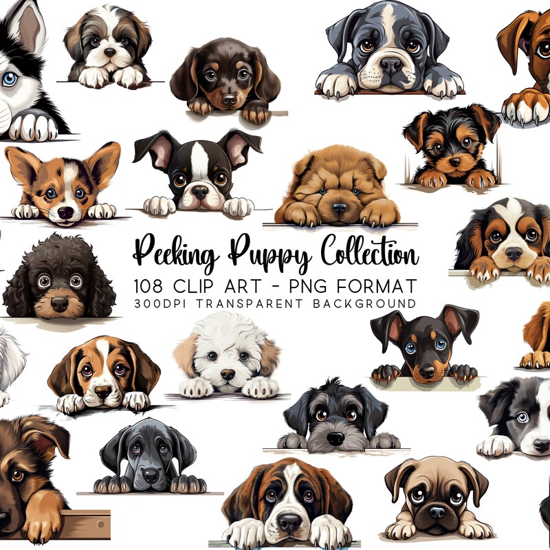Dog Clip Art - Etsy