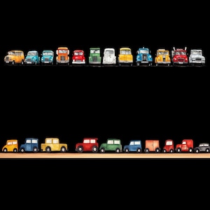 Toy Car Border Clipart Bundle, Watercolour PNG/JPG Set With Transparent ...