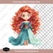 Orange Hair Princess Clipart: Fairytale PNG Art (digital Download) - Etsy