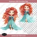 Orange Hair Princess Clipart: Fairytale PNG Art (digital Download) - Etsy