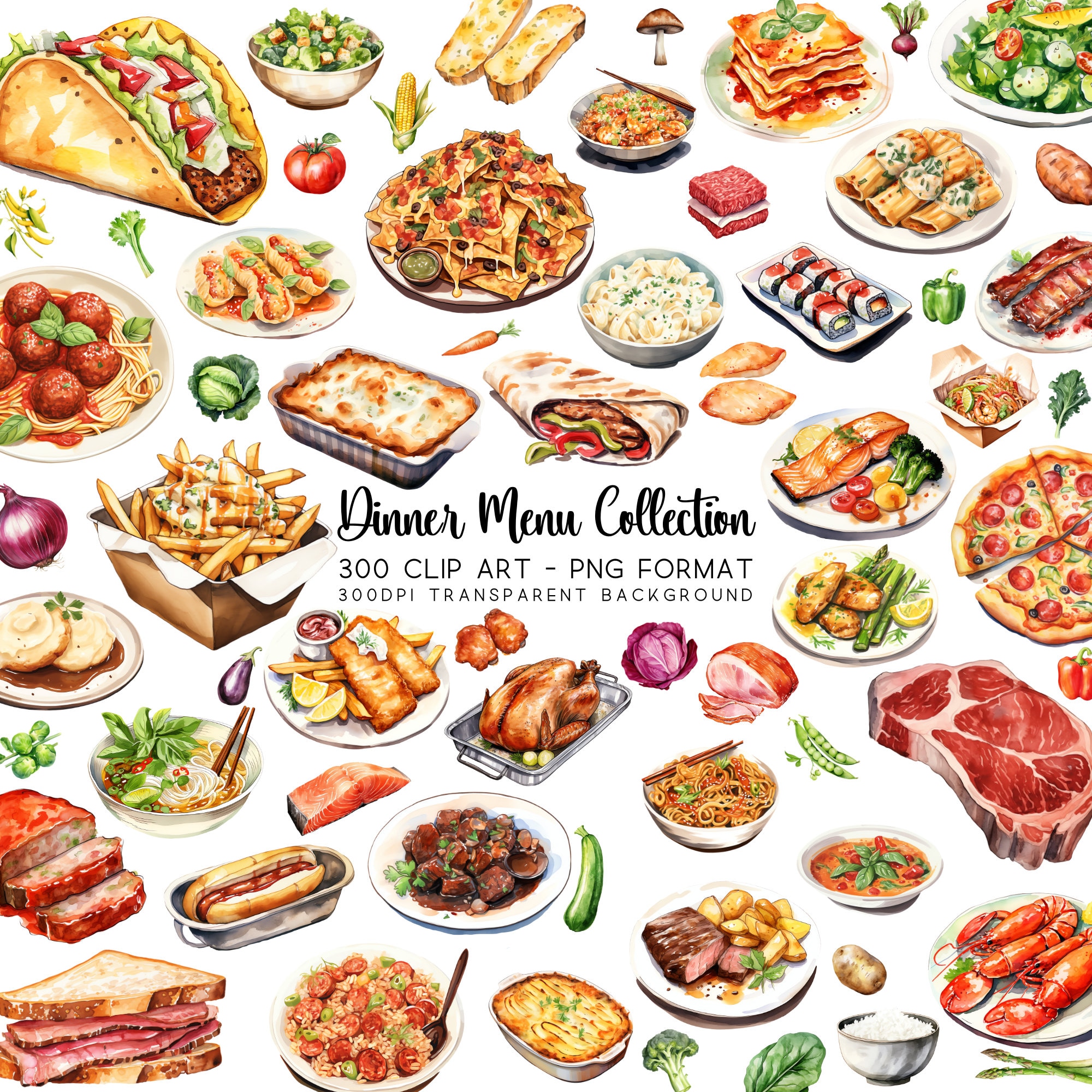 Food Menu Clip Art