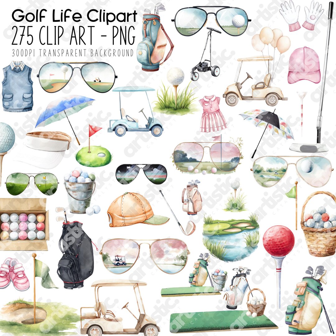 Golf Clipart, Golf PNG, Golf Clip Art, Golf Course Clipart, Sports Clip ...