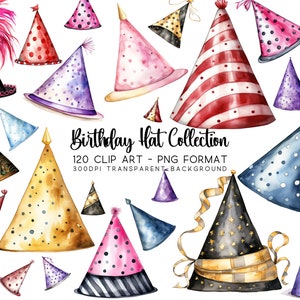 Birthday Clipart Bundle: Party Graphics & PNG Set | Invitation, Cake ...