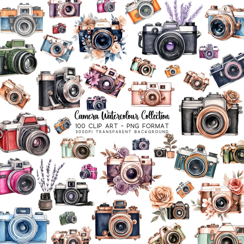 Camera Clipart - Etsy