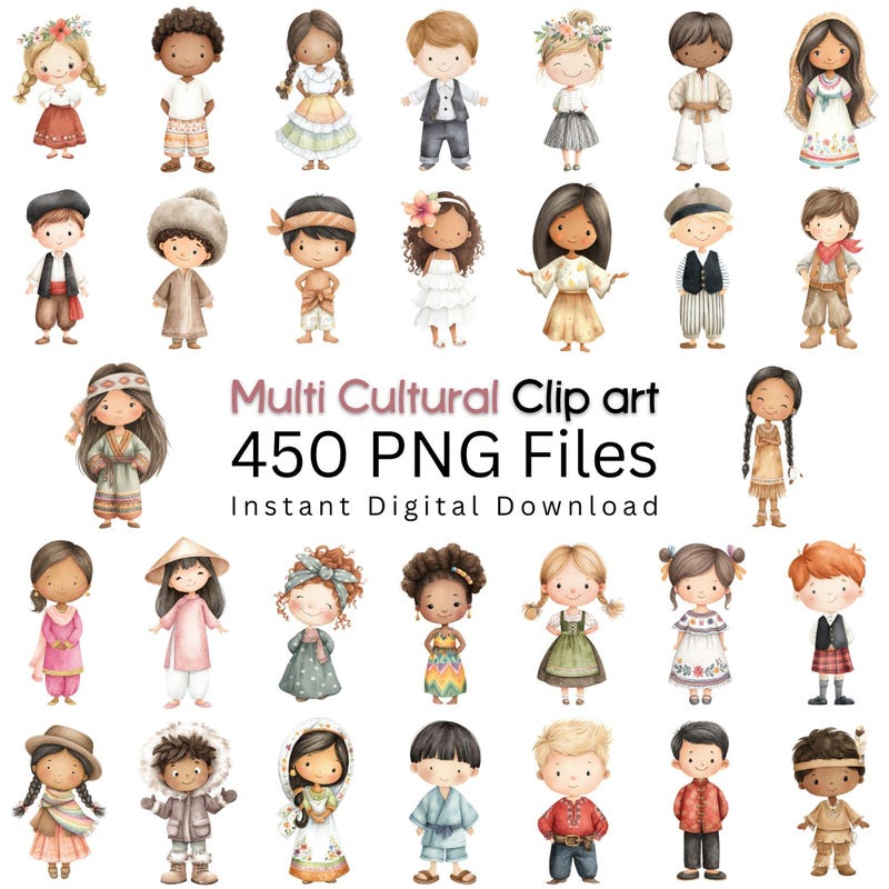 Tarjetas multiculturales - Etsy México