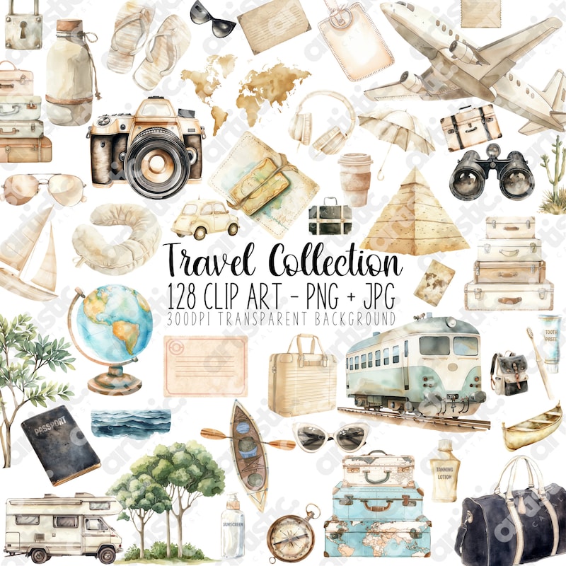 Travel Clip Art - Etsy