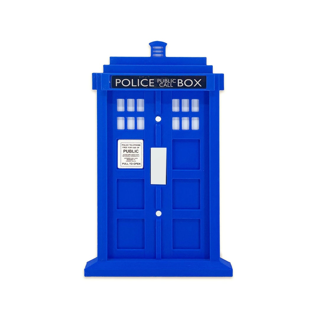Tardis Light Switch Cover - Etsy