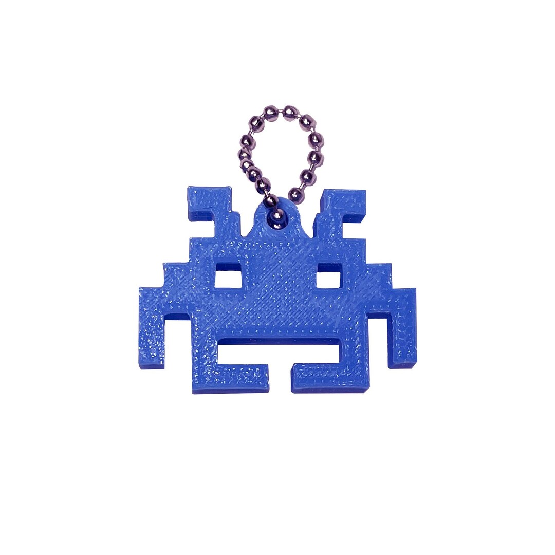 Space Invaders Inspired Keychain - Etsy