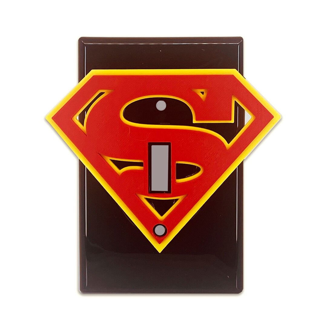 Superman Light Switch Cover - Etsy