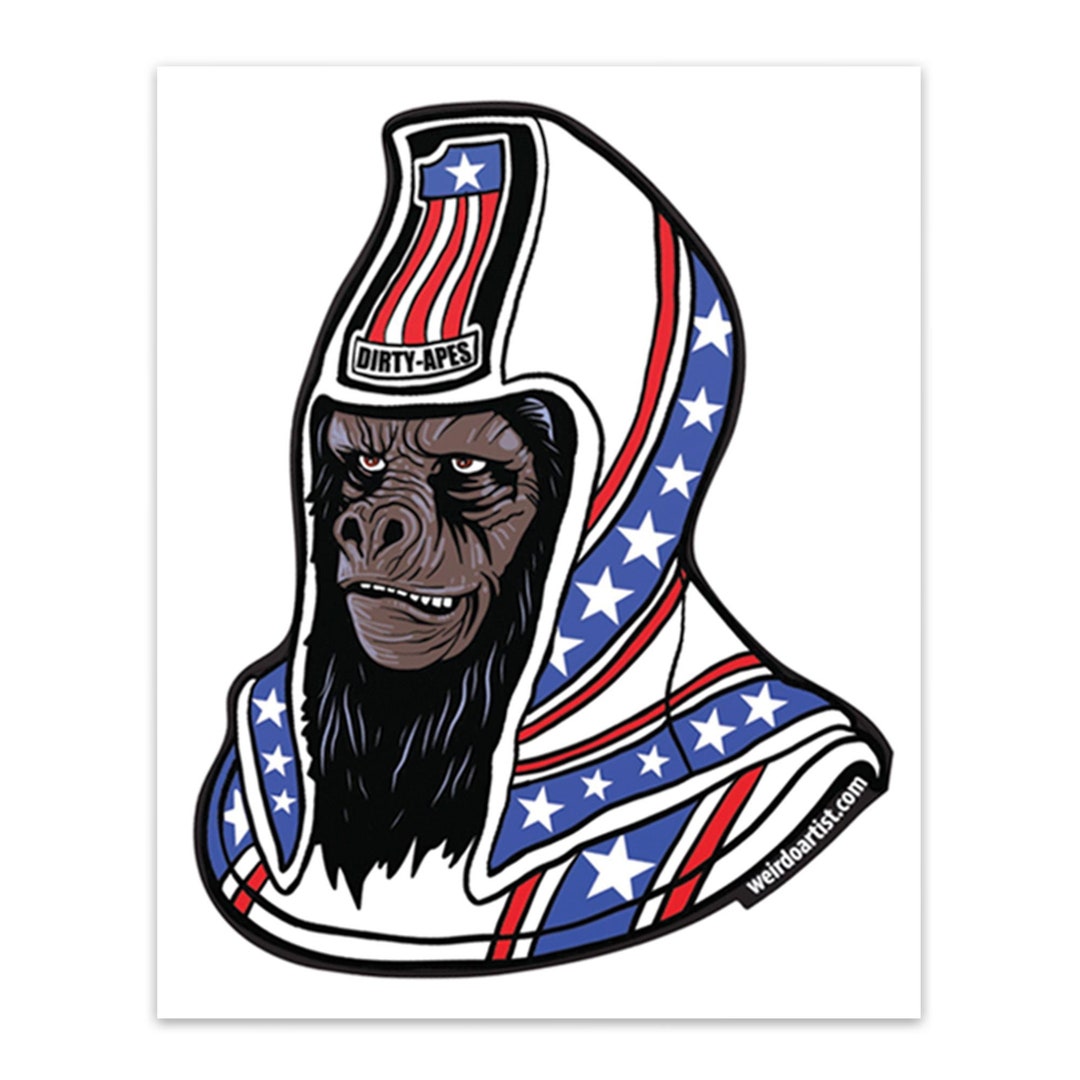 Apes General Ursus Dirty Apes Sticker - Etsy