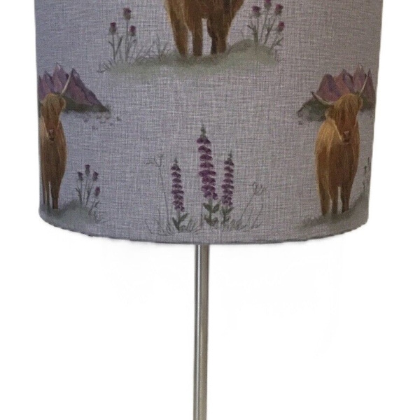 Highland Cow Lamp Shade - Etsy UK