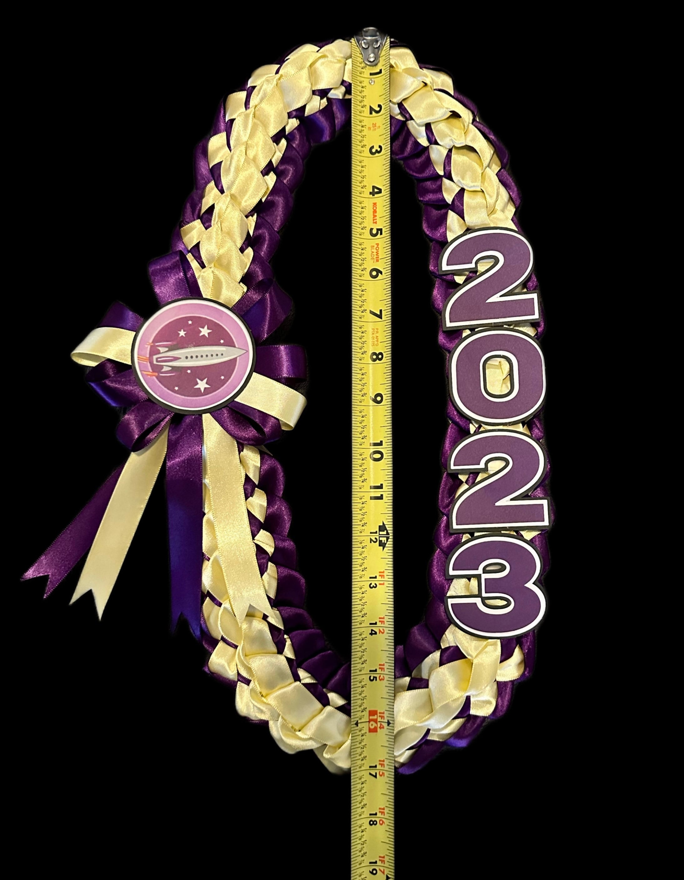 Double Braided Thick Graduation Ribbon Lei Necklace - Etsy