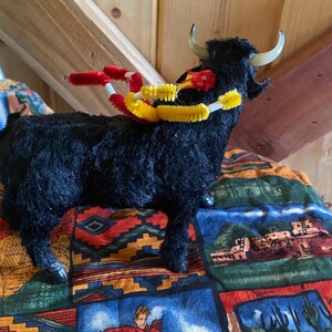 Vintage Fighting Bull Souvenir Made in Spain With Prize Ribbon 1970’s ...