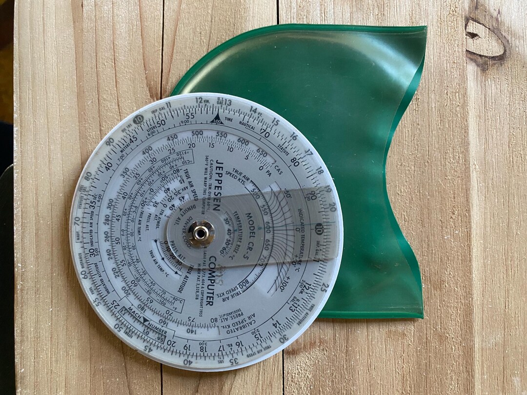 Vintage Jeppesen Flight Computer With Case - Etsy