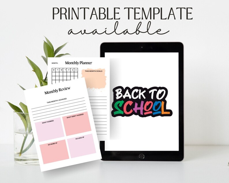 Back to School Planner Printable | School Planner Bundle | Student ...