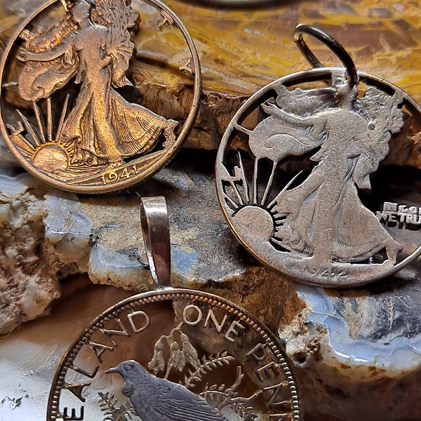 Cut Coin Necklace - Etsy