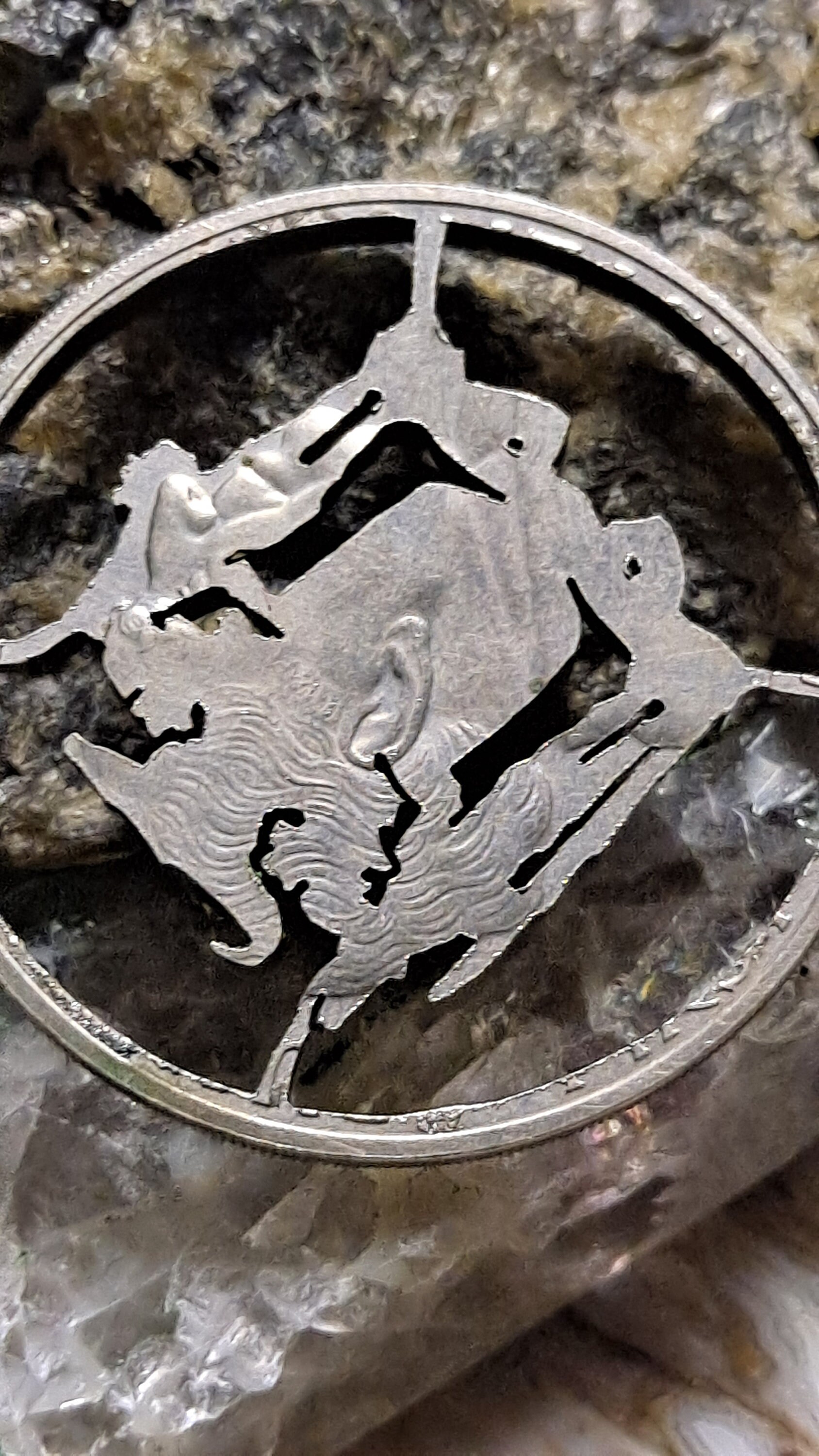 Jamaica 5 Dollar Cut Coin Custom Made - Etsy